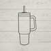 Tumbler Outline SVG, PNG - Etsy