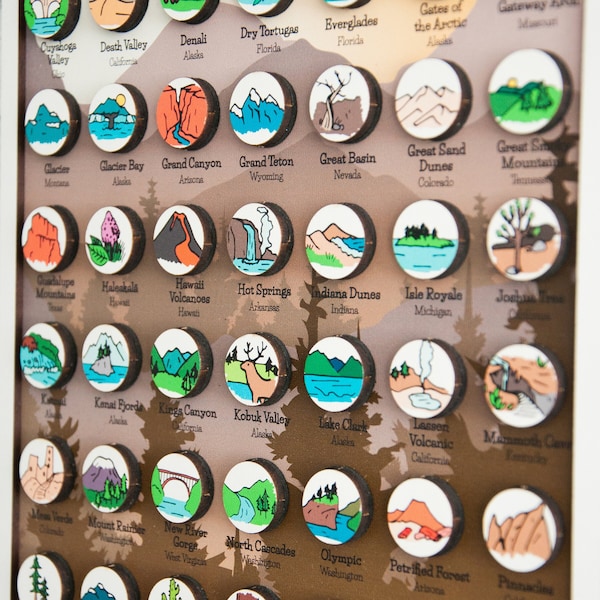 National Park Pin - Etsy