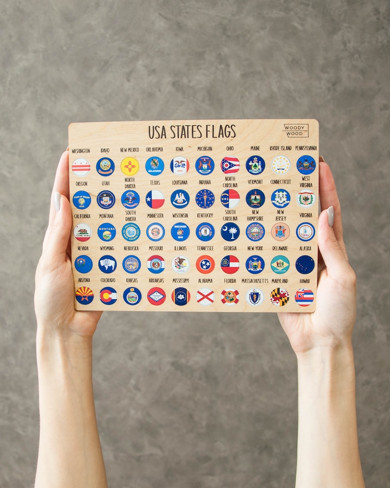 US Travel Map Push Pin Map Wood Map of United States - Etsy