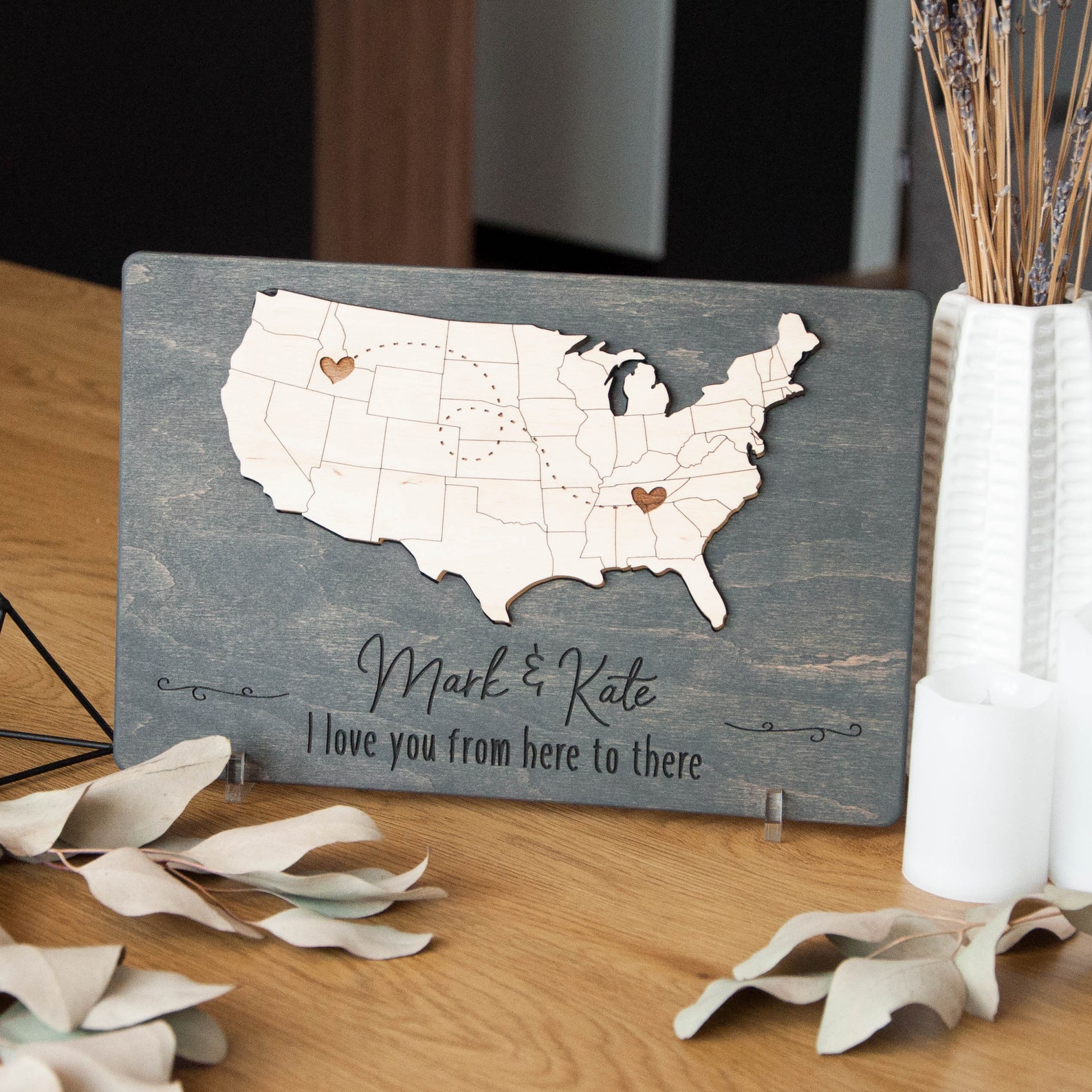 Long Distance Relationship Gift for Boyfriend, Long Distance Friendship ...