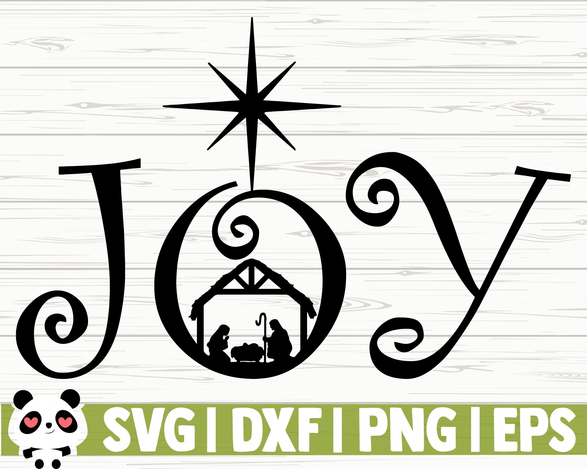 Joy Nativity Scene Svg Nativity Svg Jesus Svg Religious - Etsy UK