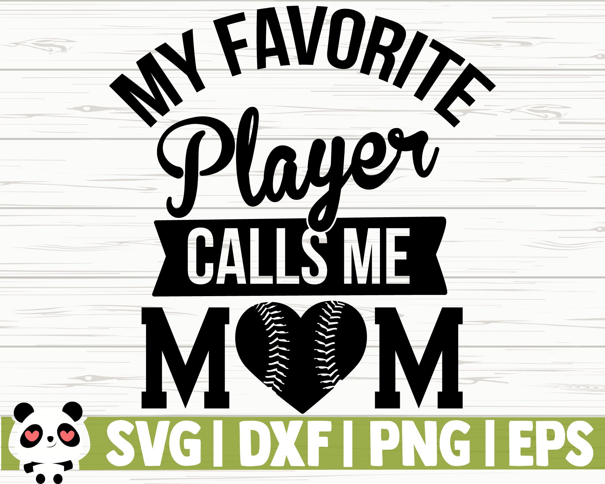 My Favorite Player Calls Me Mom Love Baseball Svg Baseball Etsy