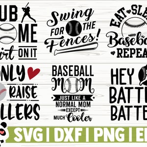 60 Baseball Svg Bundle, Baseball Mom Svg, Sports Svg, Baseball Fan Svg ...