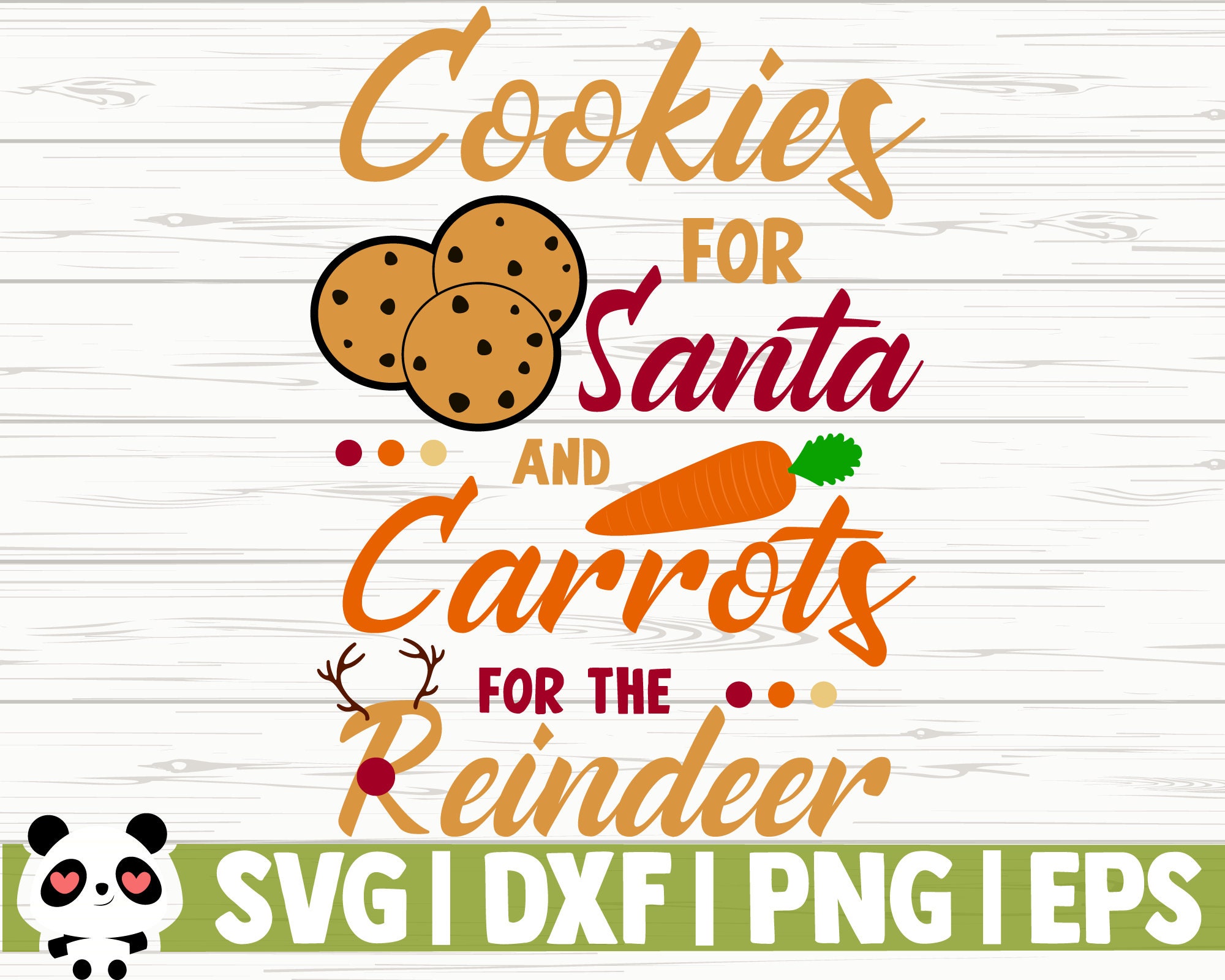 Cookies for Santa and Carrots for the Reindeer Funny Christmas - Etsy UK