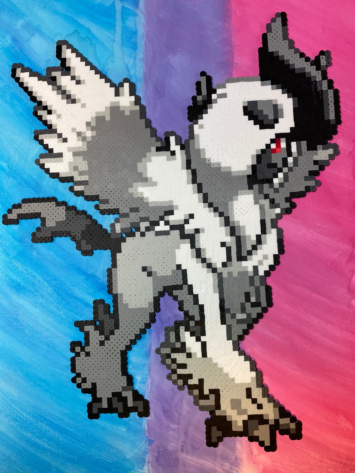 Mega Absol Perler Bead Pixel Art Full Sized Sprite From | Etsy
