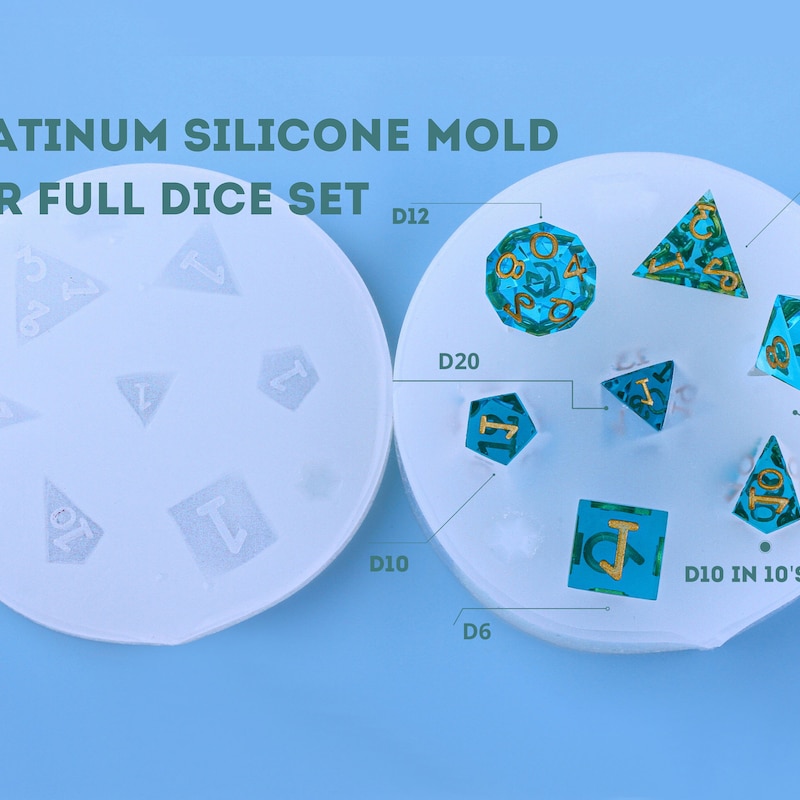 D20 Mold - Etsy