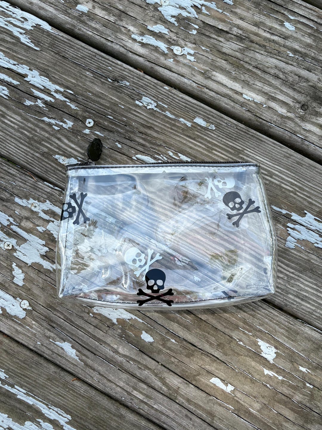 Small Clear Pouch – Handmade Travel, Makeup Bag, Toiletry Bag, Purse ...