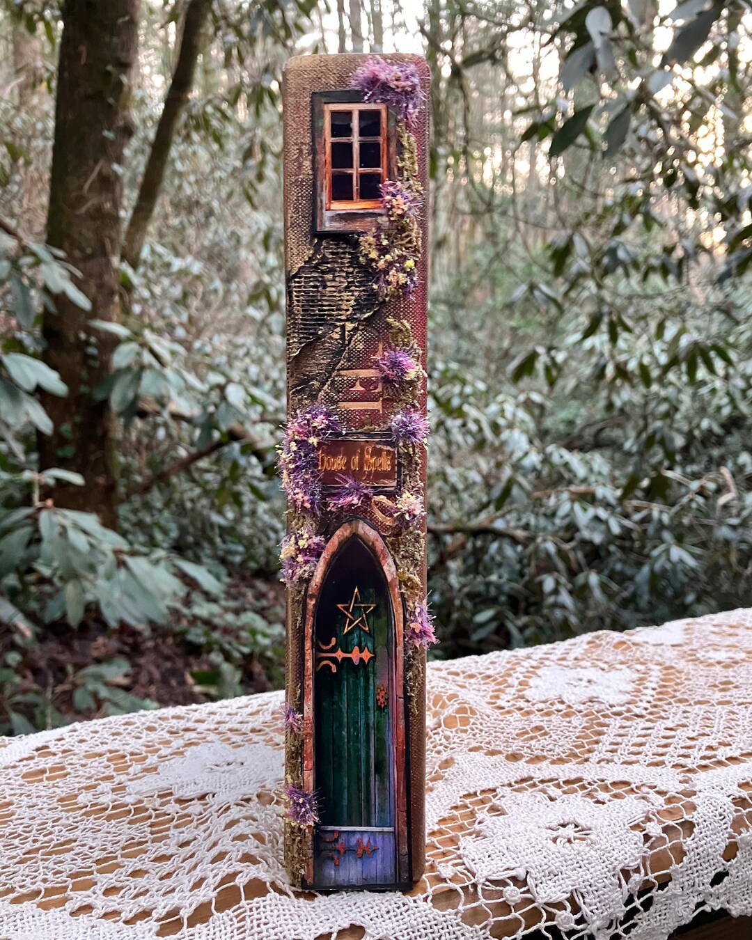 Custom Single Book Bookshelf Insert Samples/one Antiqued and - Etsy