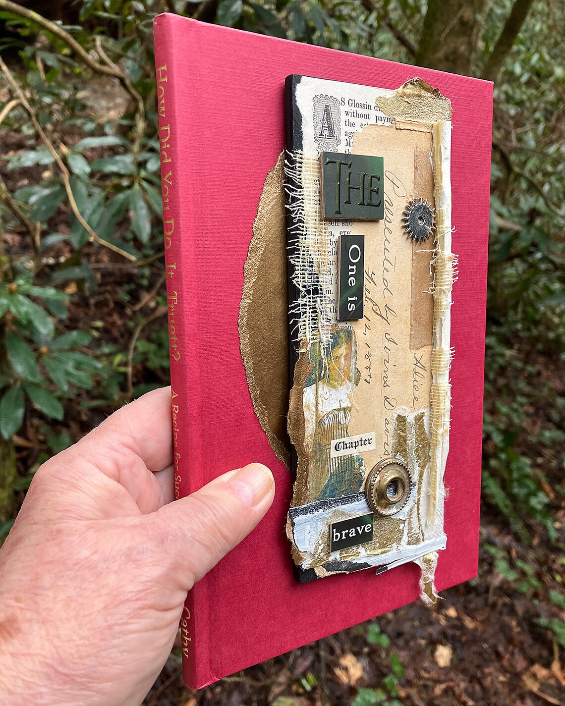 Original Mixed Media Collage/vintage Book Collage/repurposed - Etsy