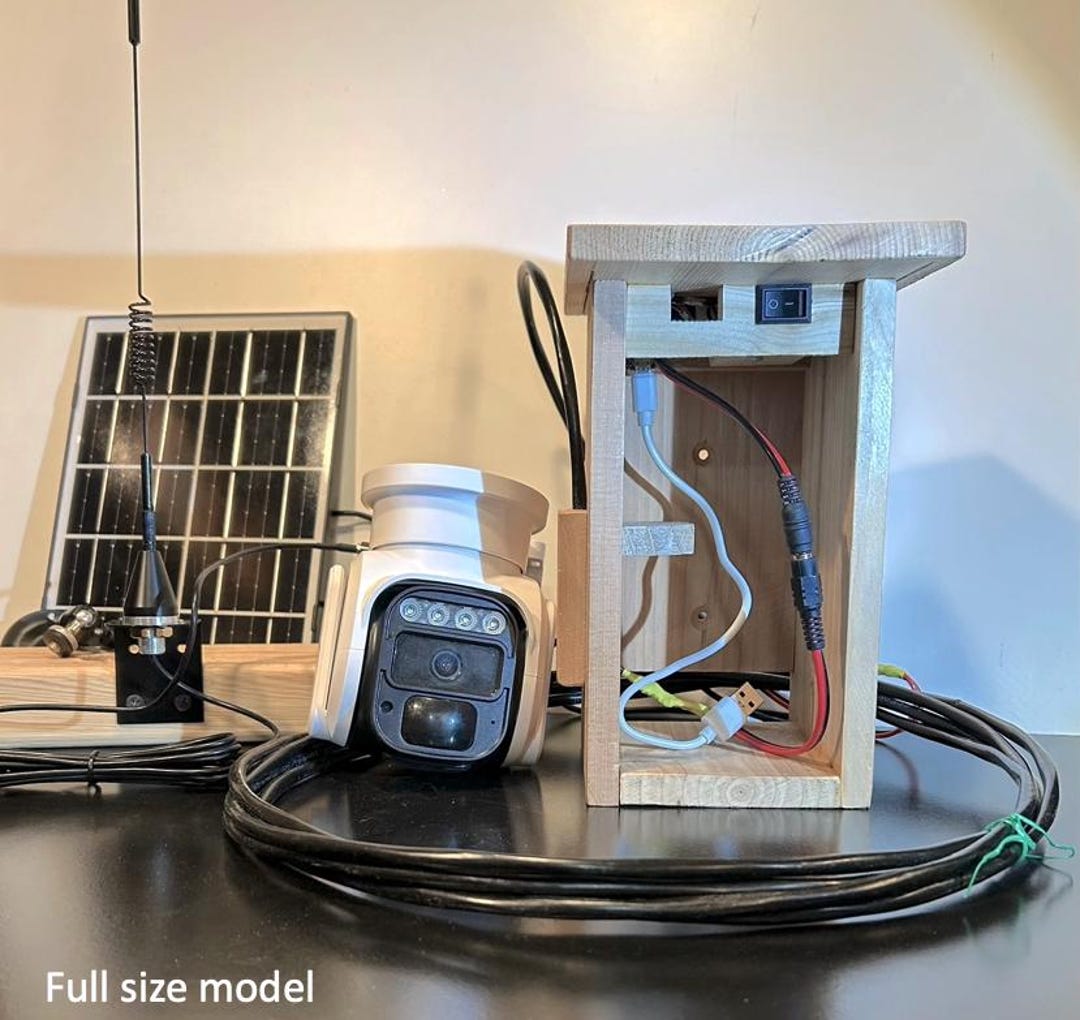 4G LTE Camera Kit for Large Nesting Boxes at Remote Site Without Wifi ...