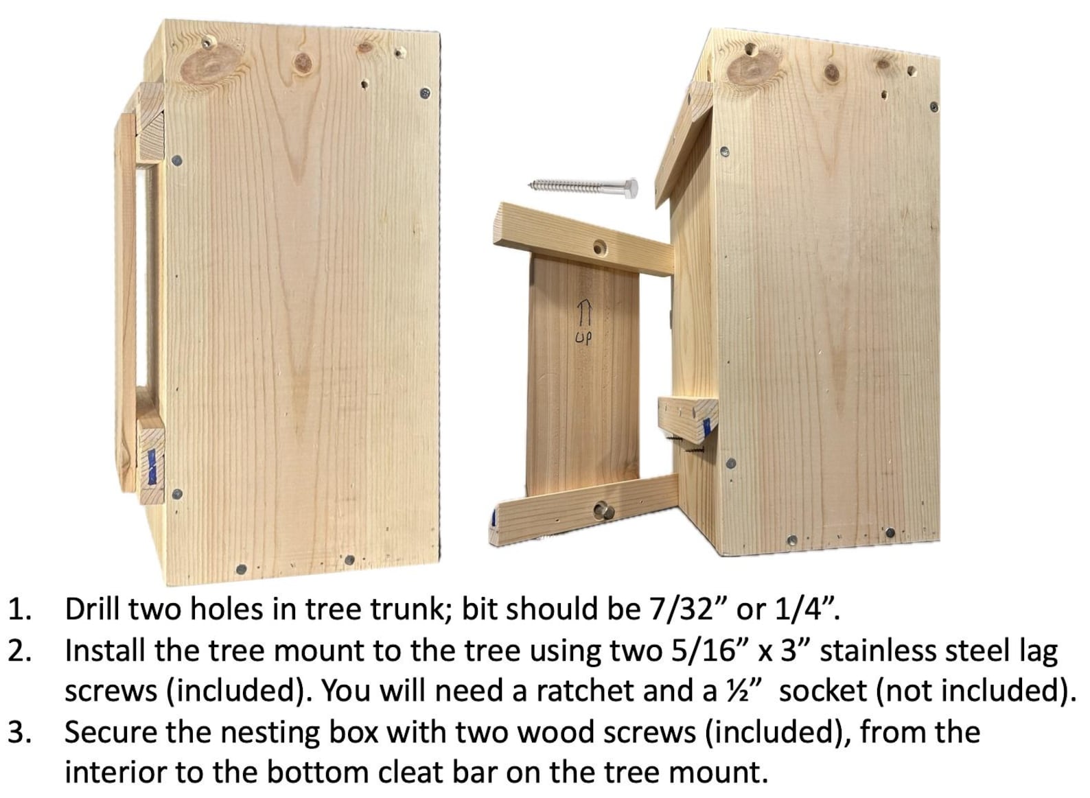 Squirrel Nesting Box With Camera; Squirrel Nesting House With Camera ...