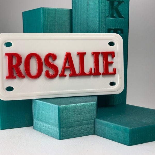 3d Printed License Plate - Etsy UK