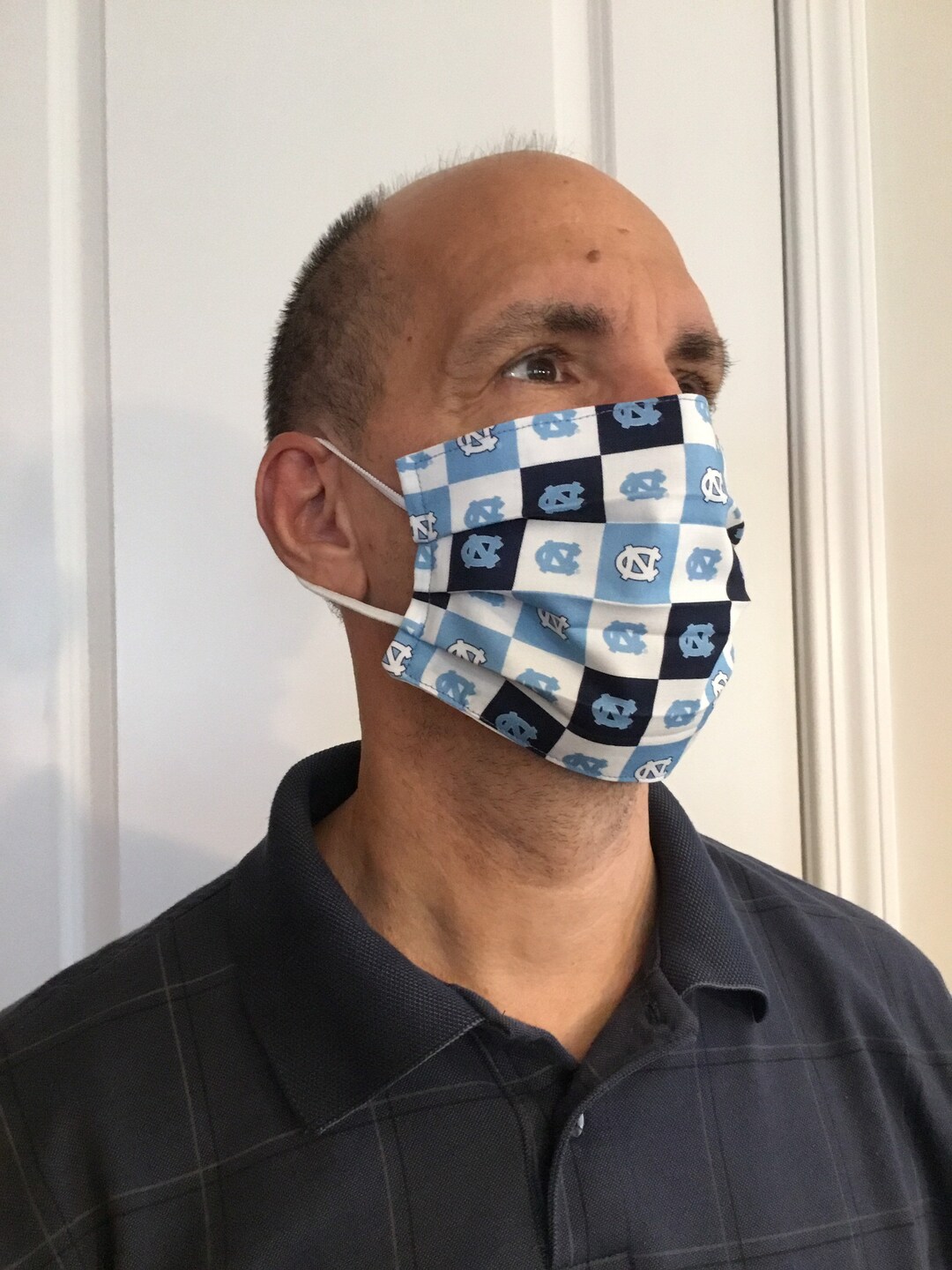 UNC. University of North Carolina Tar Heels Face Mask, Option 5 - Etsy