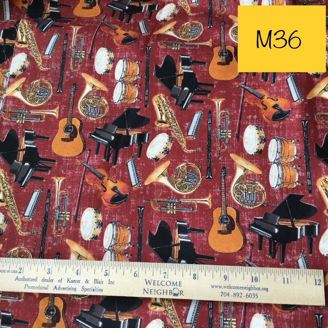 AM Listing 9! New Patterns! Music Themed Face Mask..selection 3 ...