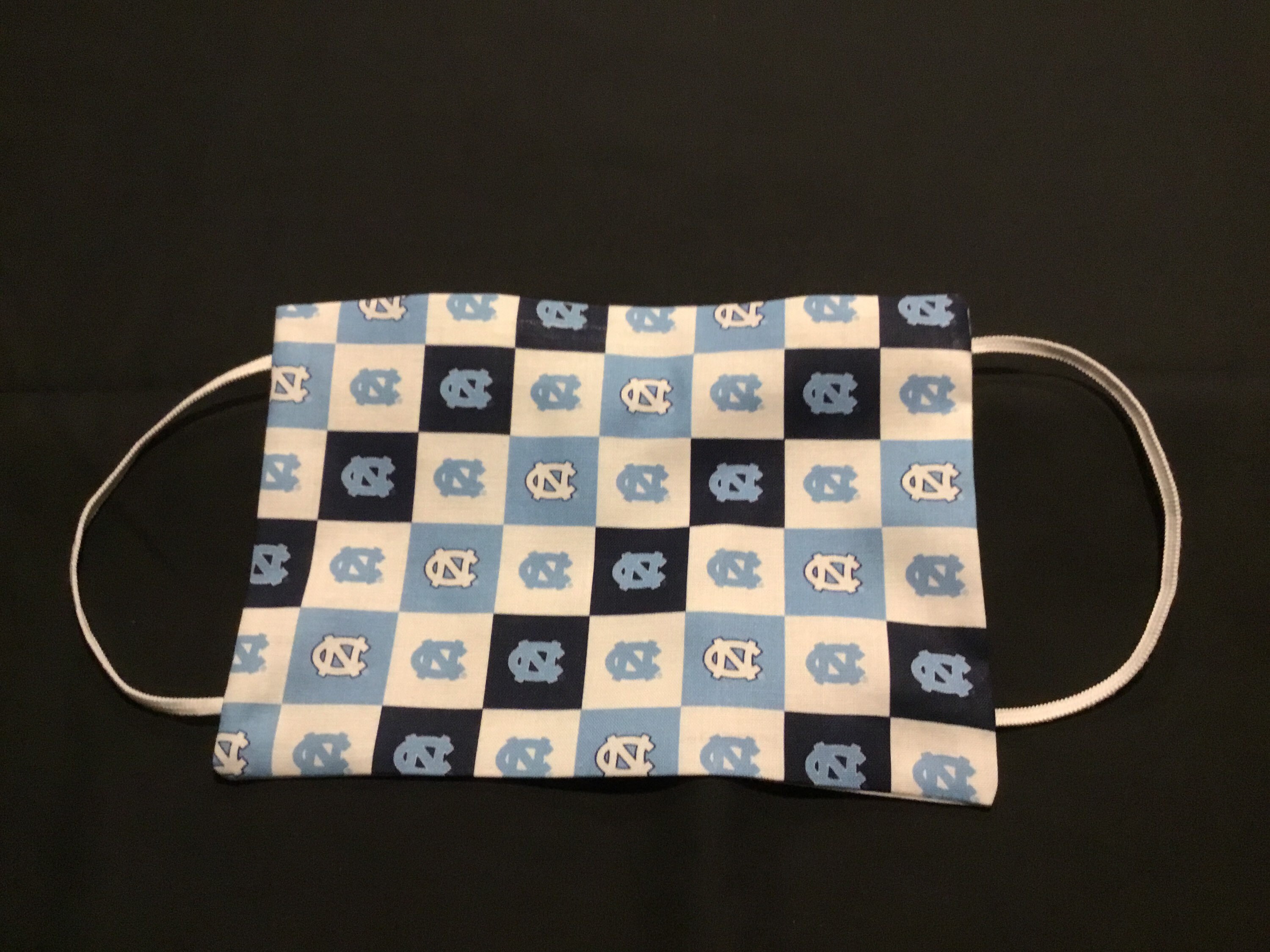 UNC University of North Carolina Tar Heels Face Mask Covering - Etsy Polska
