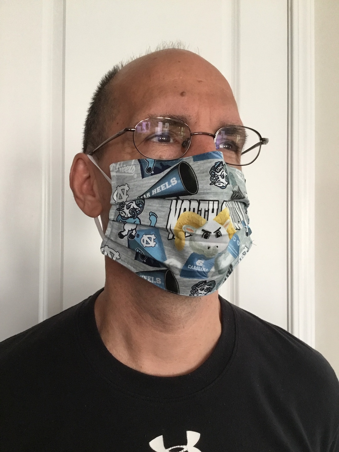 UNC. University of NC Tar Heels Face Mask Option 6 - Etsy