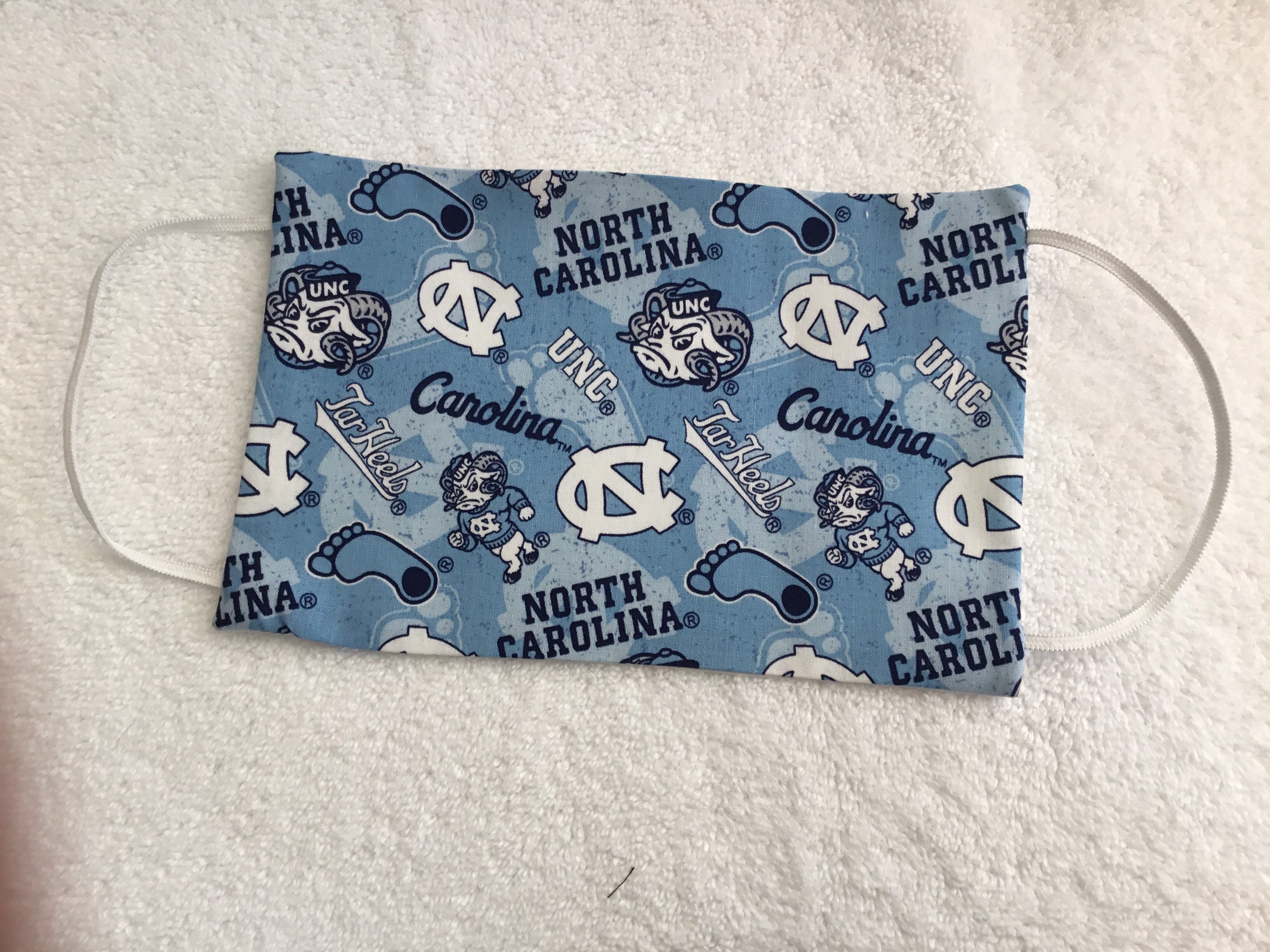 UNC Tar Heels 4 Options for Face Masks Broadcast Your Love of - Etsy