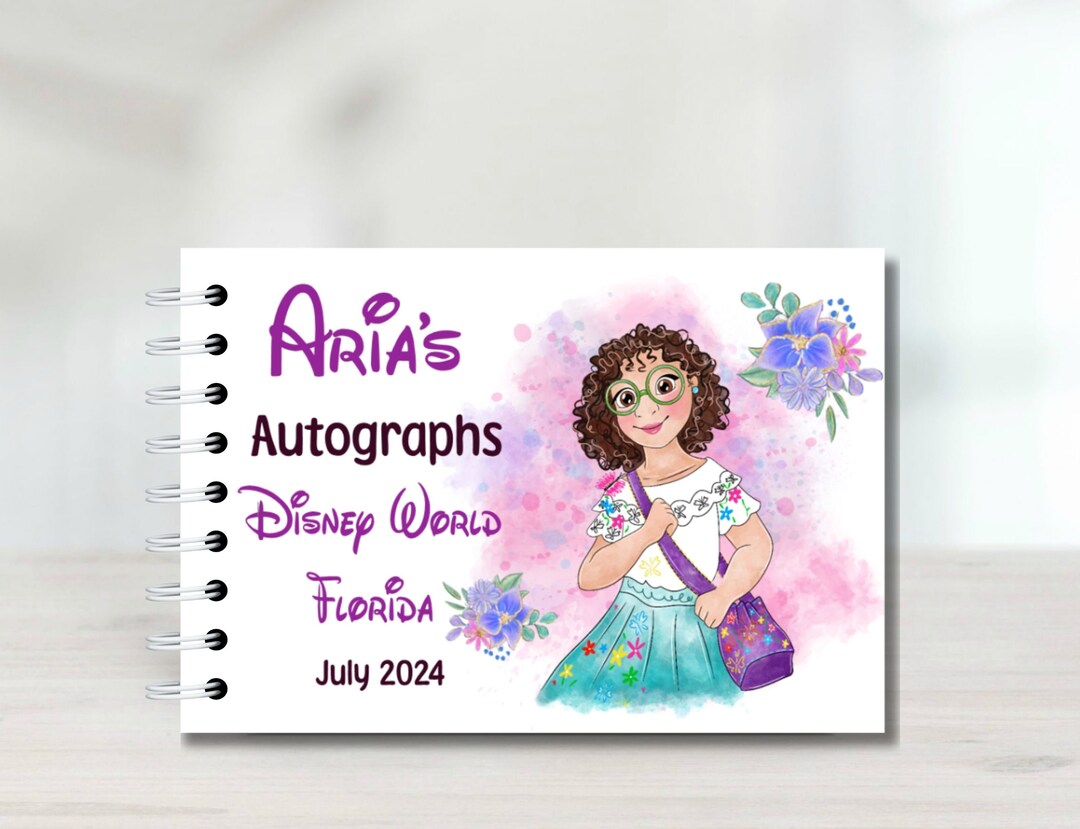 Personalised Mirabel, Encanto Disney World Autograph Book, Message ...