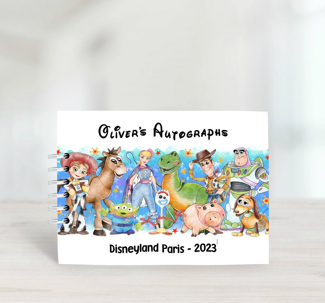 Personalised Buzz Lightyear, Woody, Toy Story Autograph Book With ...
