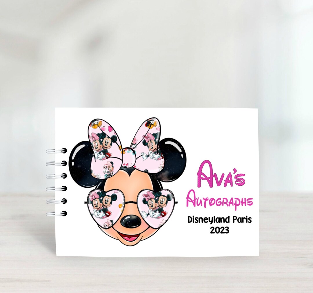 Disney Autograph Book, Minnie Mouse, Protective Covers, Disneyland ...