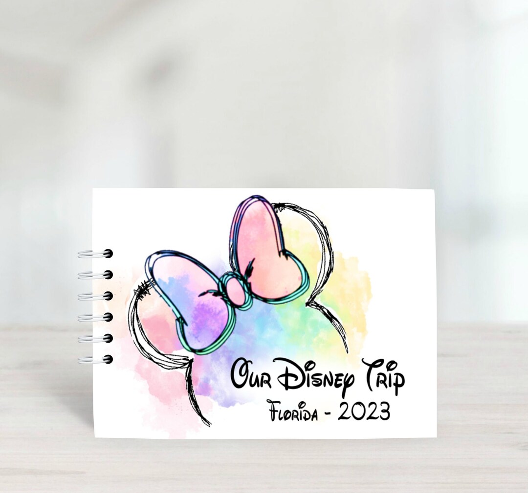 Disney Autograph Book, Rainbow, Minnie Mouse, Protective Covers ...