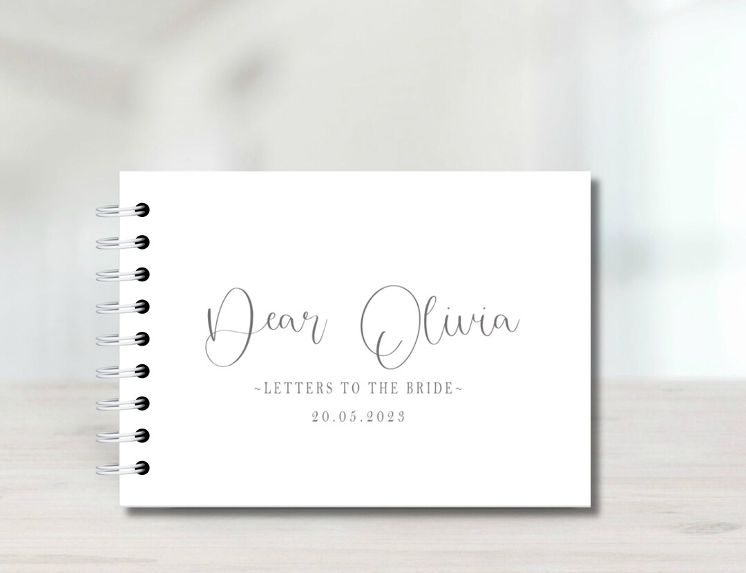 Letters to the Bride Memory Book, Scrapbook Album, Hen Night, Hen Party ...