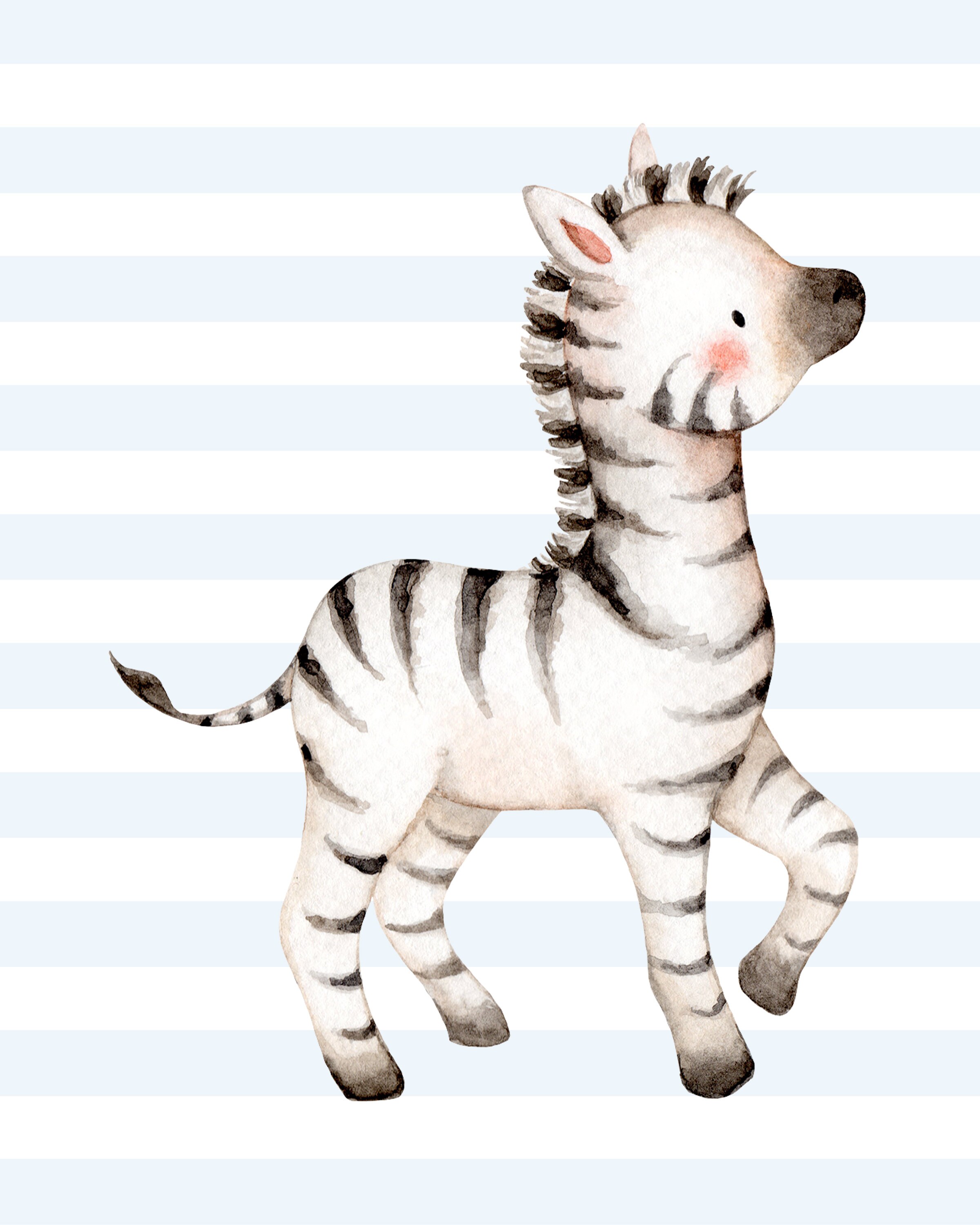 DIGITAL Download/baby Boy Jungle Animals With Light Blue - Etsy