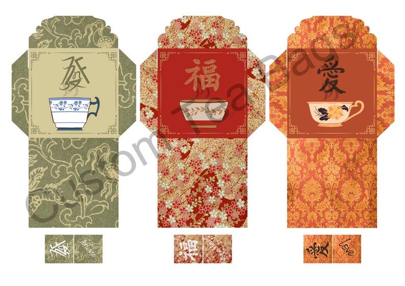 Instant Download Tea Bag Envelopes - Etsy