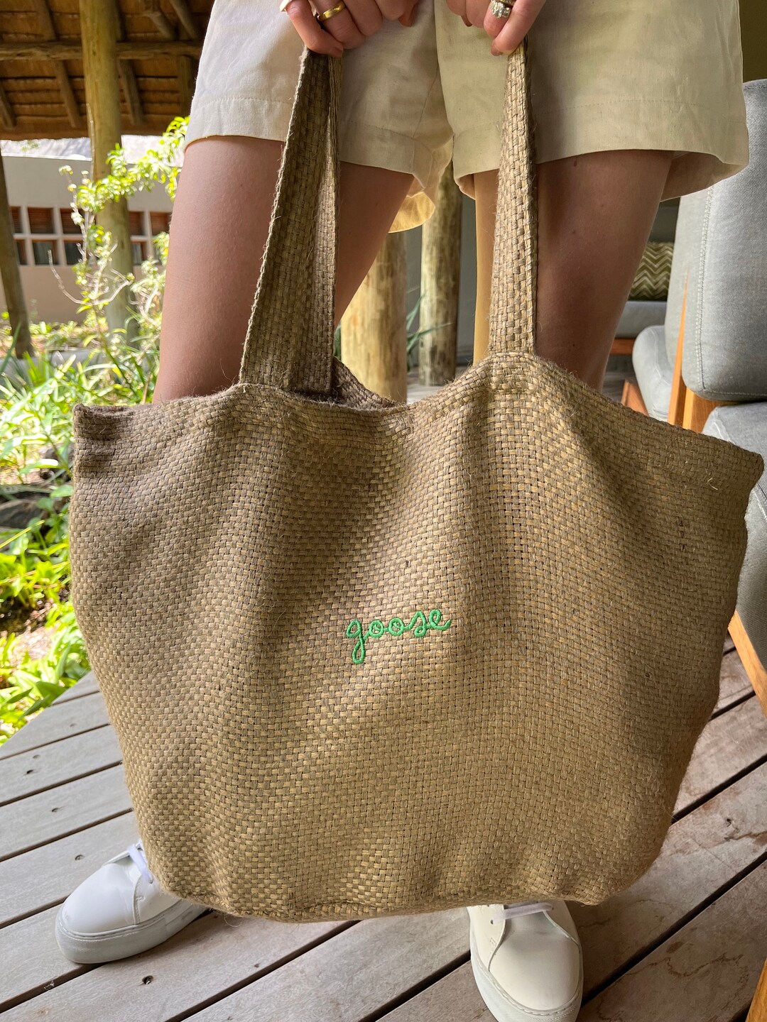Custom Jute Bag 100% Natural & Biodegradable Embroidered - Etsy