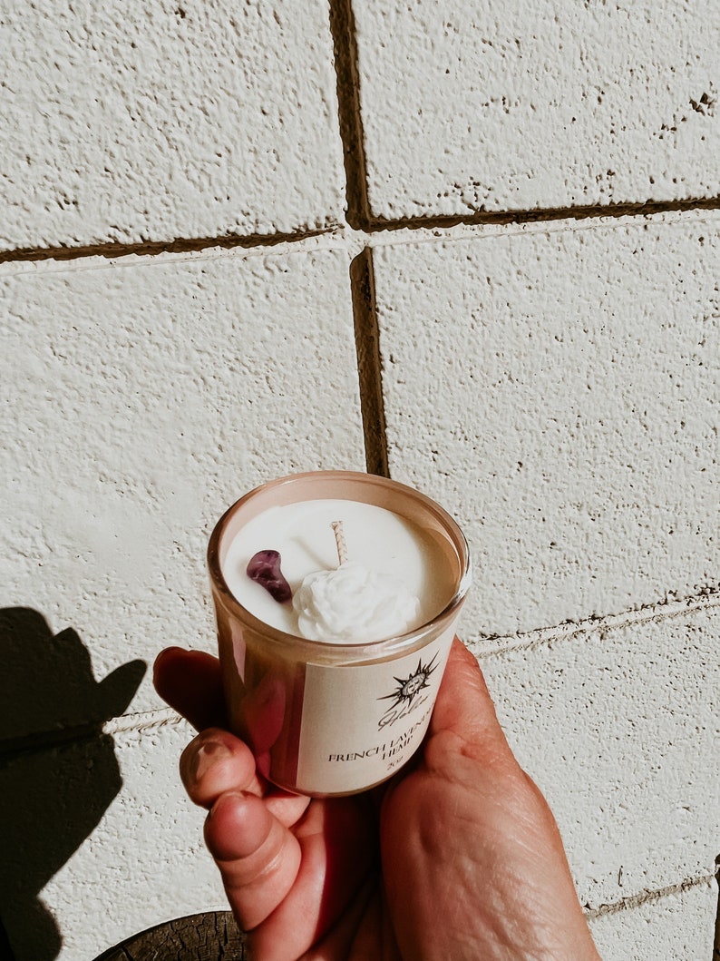 Lovely Mini Scented Candles 2.5oz-lavender and Hemp - Etsy