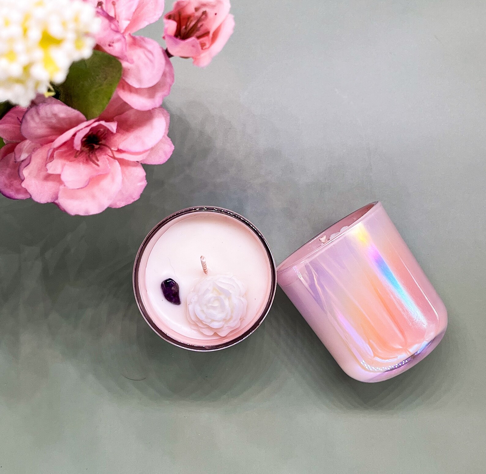 Lovely Mini Scented Candles 2.5oz-lavender and Hemp - Etsy