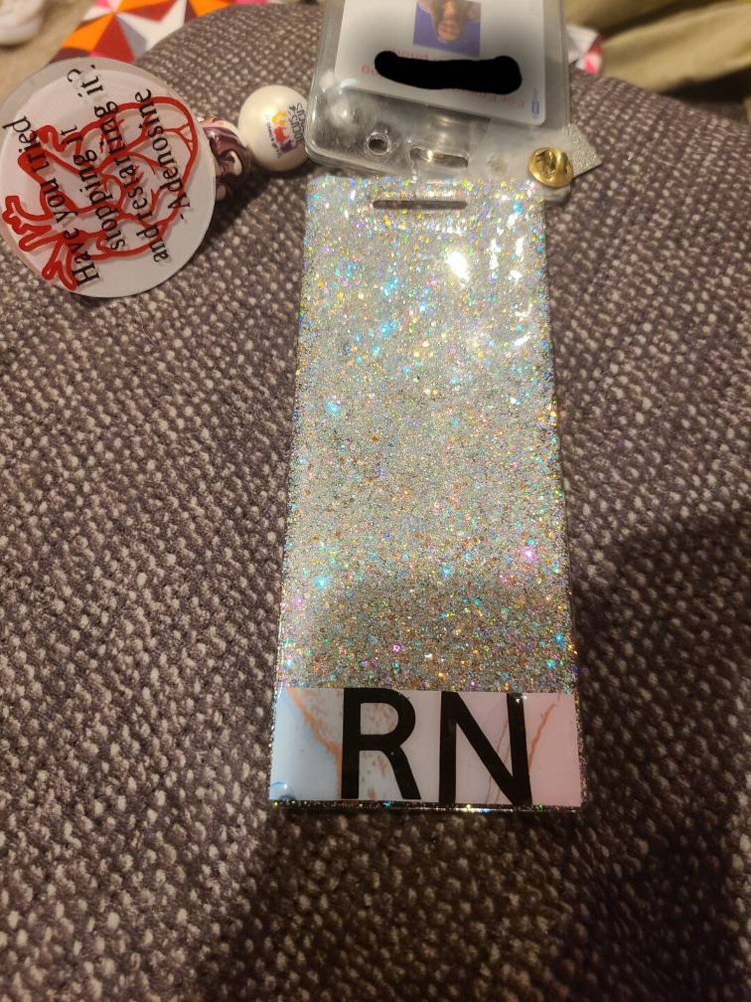 Badge Buddy Badge Accessory Resin Badge Cute Badge - Etsy