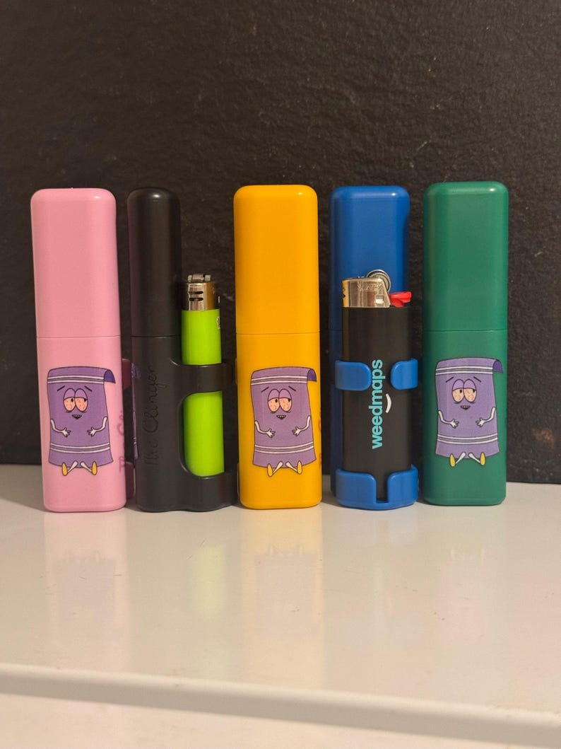 Joint Case Smell Proof Towelie Storage Tube Clipper and Bic Lighters - Etsy