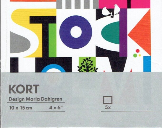 Vintage IKEA KORT Maria Dahlgren Prints, Old Wall Art, Swedish Design ...