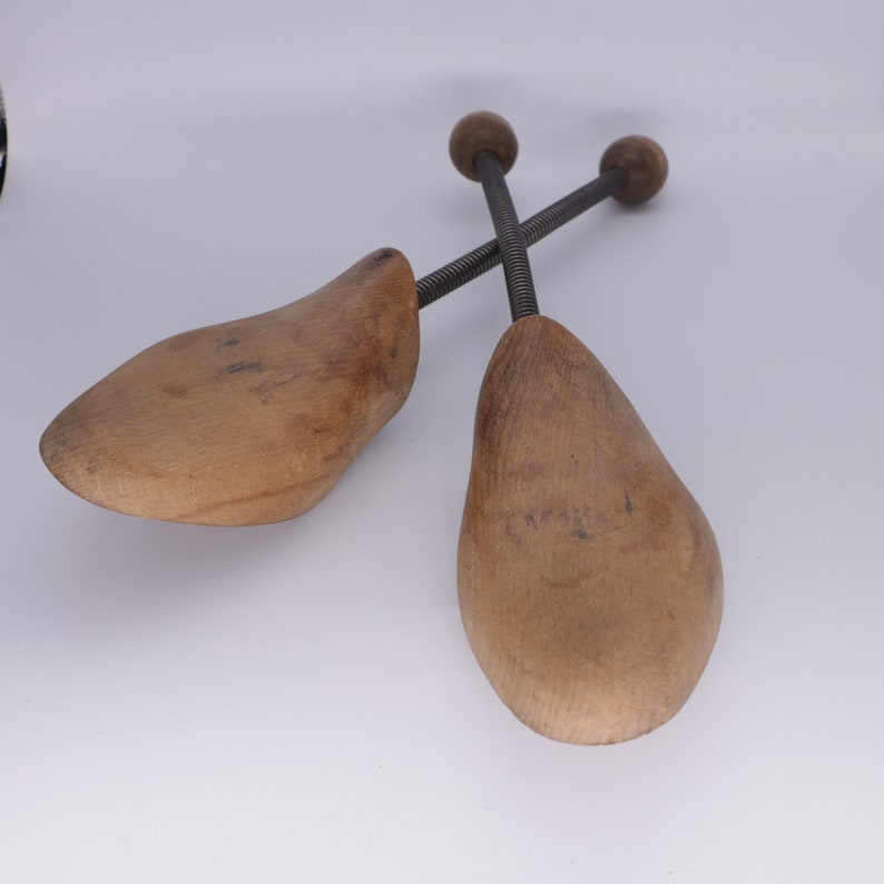 Antique Wooden Shoe Stretcher Set, Retro Shoe Stretchers Made From Wood ...