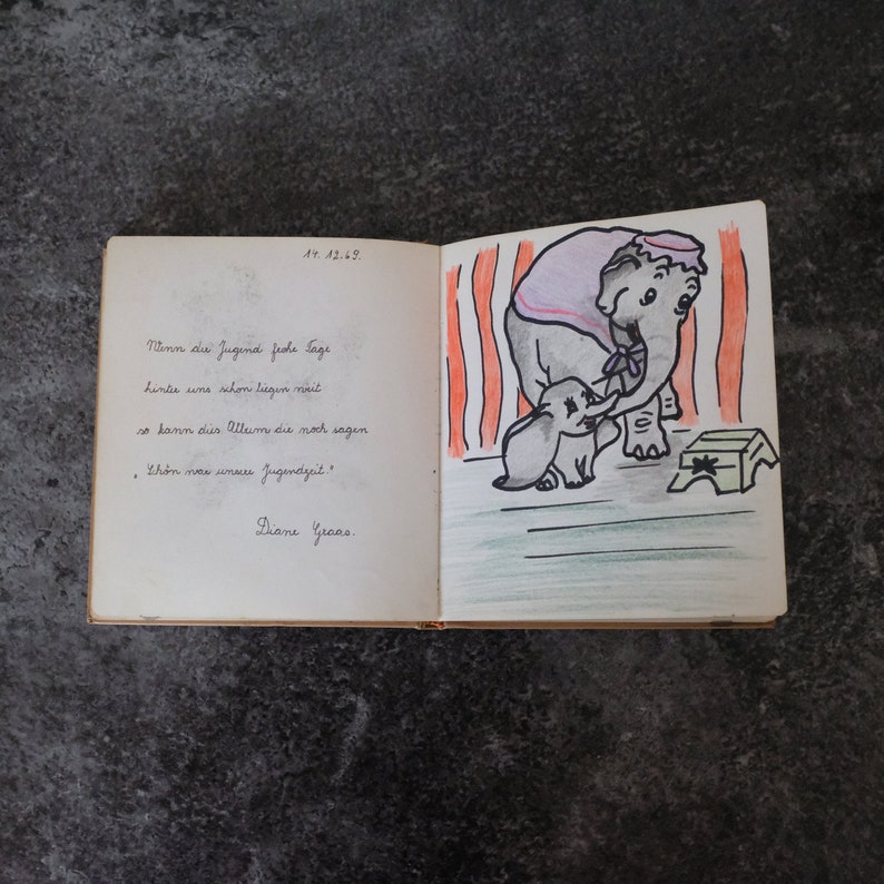 Vintage Friends Diary, Retro Poetry Album, Cute Paintings and Quotes ...