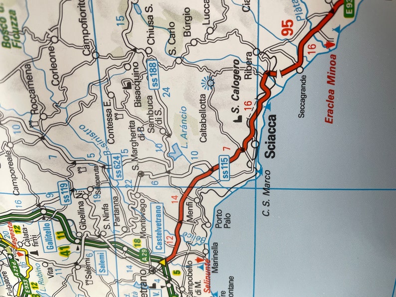 Set of 6 Big Vintage Road Maps From the 1990s, Travel Ephemera From ...