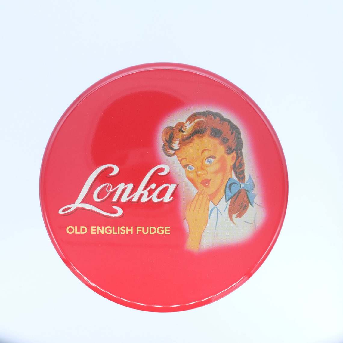 Retro Lonka Fudge Tin Retro Red Kitchen Item for Coffee - Etsy
