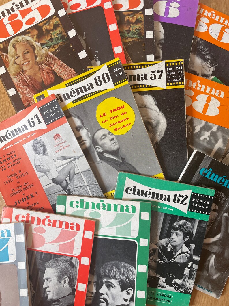 Vintage Cinema Magazines Random Set of 4, Stash of Retro Magazines ...