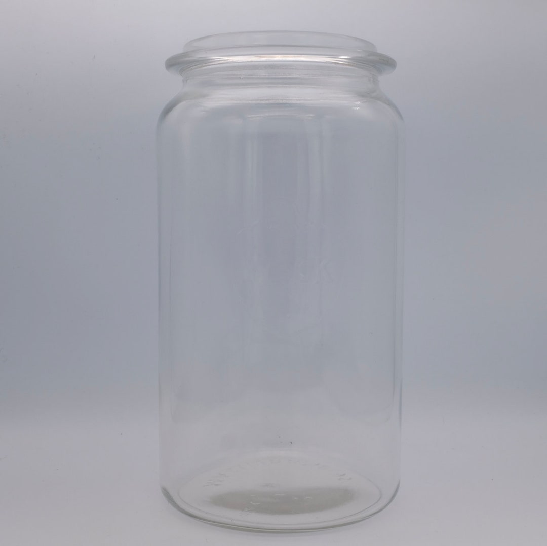 1940s Bülach Glass Preserving Jar, 1 1/2 Litre, Green Glass Preserving ...