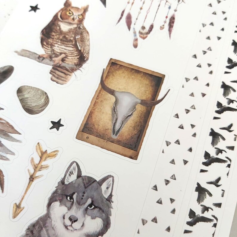 Nature Love Sticker Set - Etsy