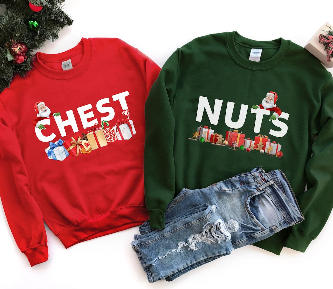 Christmas Couple Merry Christmas Sweatshirt, Christmas Couple Matching ...