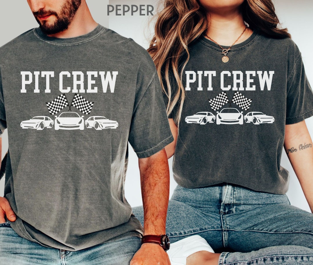 Comfort Colors Pit Crew Race Car Racing Theme Event Show Checker Wheels ...