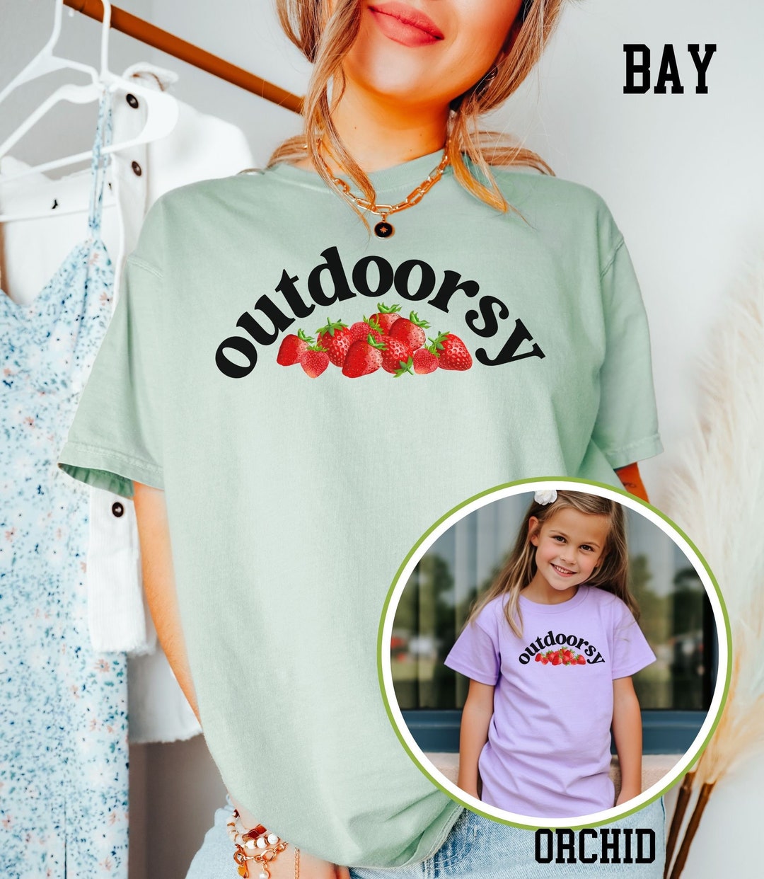 Comfort Colors, Outdoorsy Wild Strawberry Nature Lover Hiking Trail ...