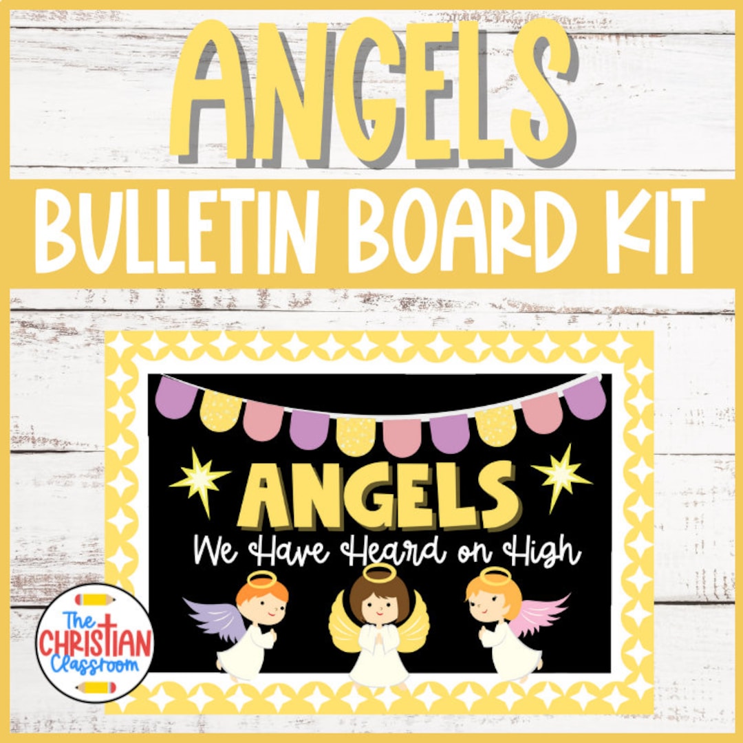 Angels Bulletin Board Kit - Etsy