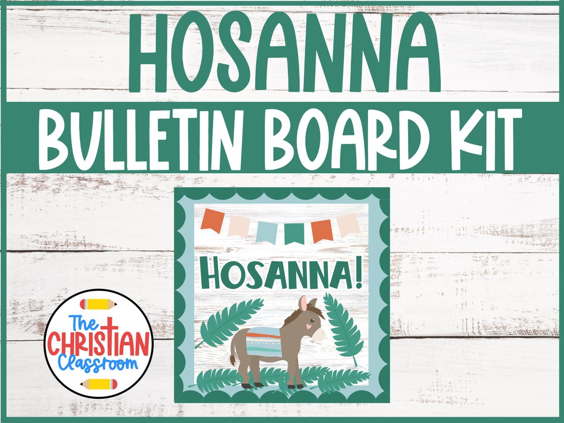 Hosanna Bulletin Board Kit - Etsy