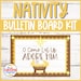 Nativity Bulletin Board Kit: Christian Classroom Decor (PDF) - Etsy