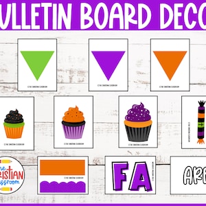 Fall-o-ween Jesus Bulletin Board Kit - Etsy