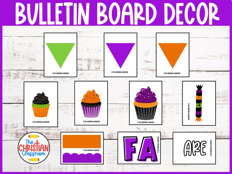 Fall-o-ween Jesus Bulletin Board Kit - Etsy