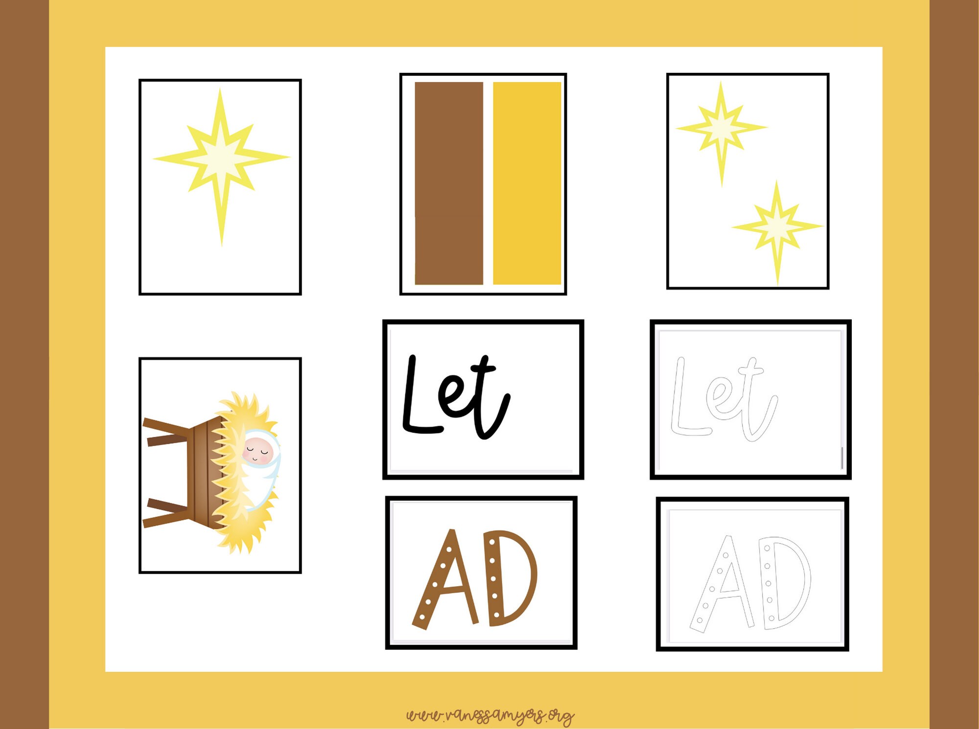 Nativity Bulletin Board Kit Classroom Decor Christmas | Etsy